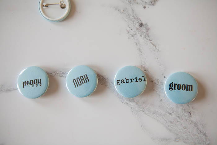 Personalised Sugar Almond Name Badges – Wedding in a Teacup